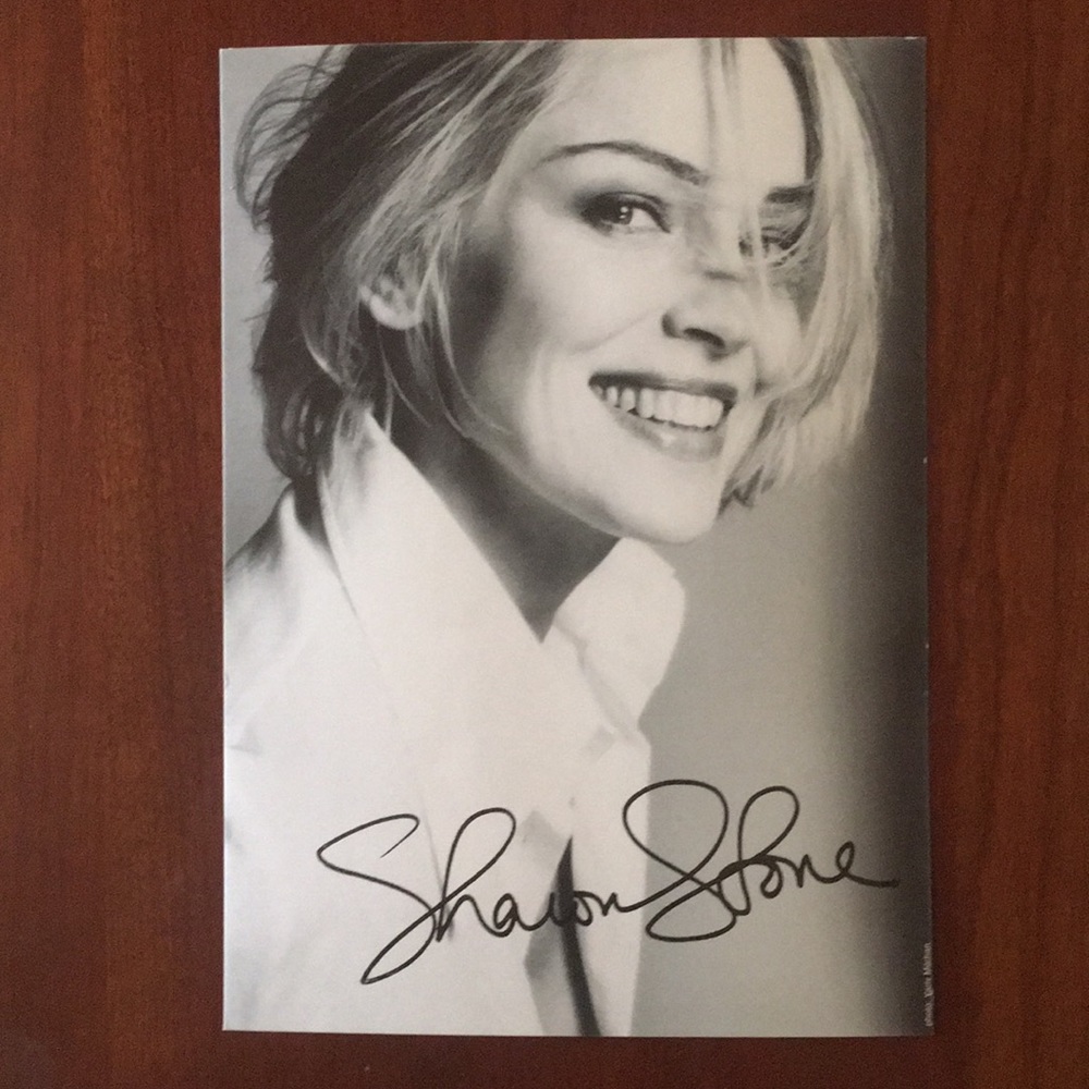 Sharon Stone Signed Original Autographed Photo - Gem